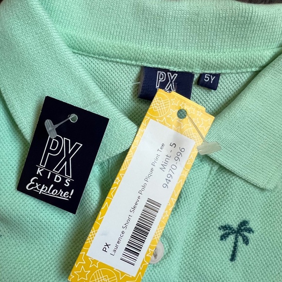 PX Kids | Shirts & Tops | Px Kids Boys Palm Tree Polo Shirt | Poshmark